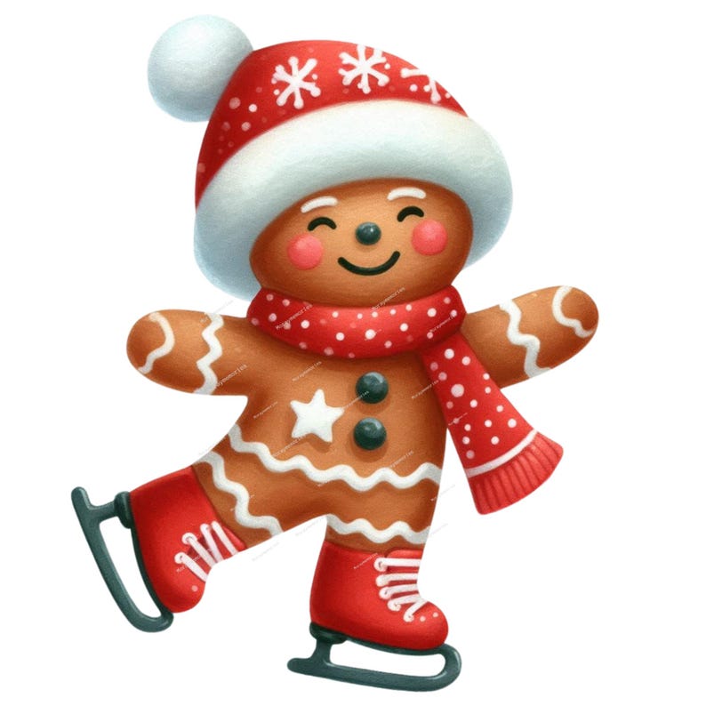 Cute Gingerbread Men SVG Clipart Bundle – High Quality Christmas ...