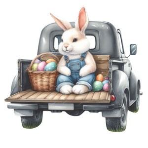 Easter Bunny Clipart Bundle, Easter Clipart, Easter Graphics, Easter ...
