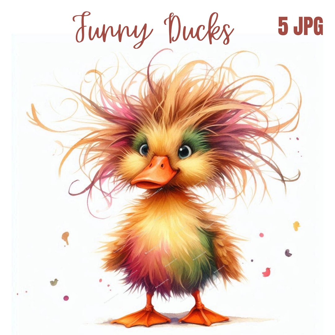 Funny Duck Clipart, High Quality Jpgs, Cute Duck, Duckling Clipart ...