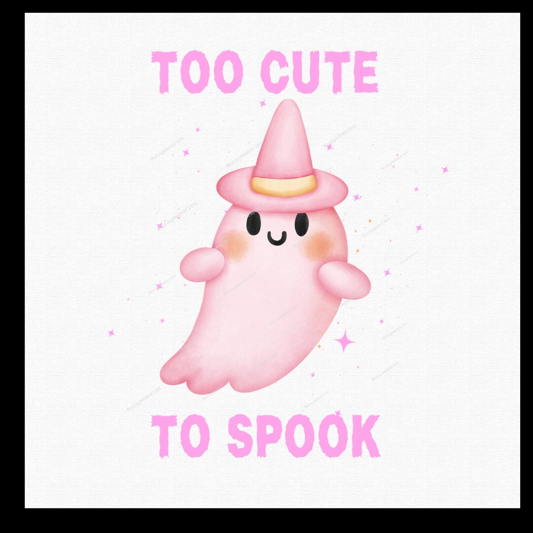 Halloweentoo Cute to Spook Cute Halloween Cute Halloween - Etsy