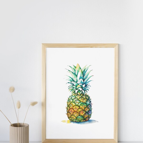 Pineapple Art Print - Etsy