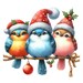 Cute Christmas Birds Clipart, High Quality Pngs, Memory Book, Junk ...
