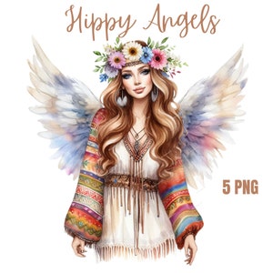 Hippy Angel Clipart, Halo Clipart, Heaven Clipart, Pastel Angel PNG ...