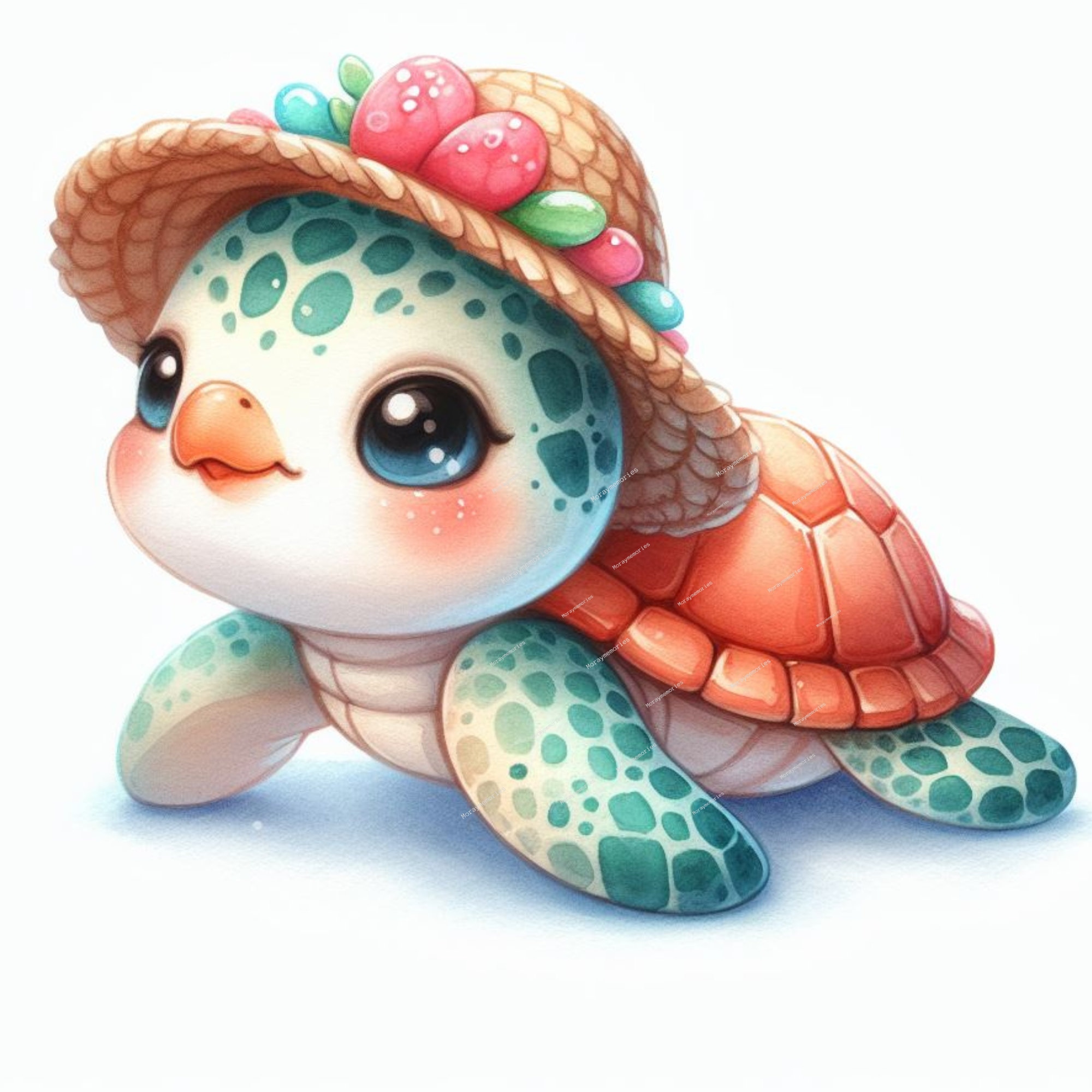 Adorable Baby Turtle PNG Bundle for Sublimation & Clipart Lovers,sea ...