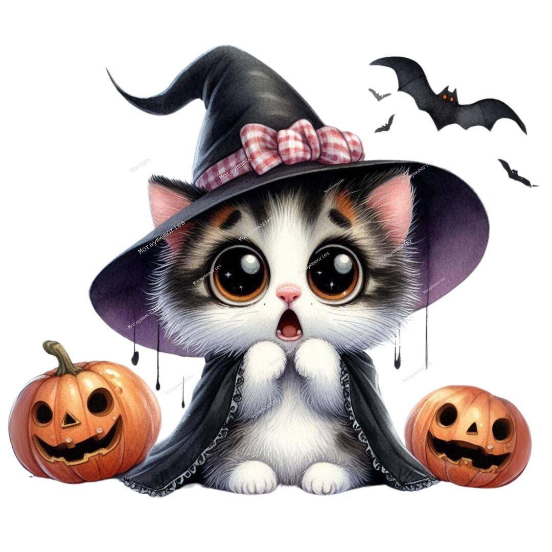 Cute Halloween Clipart, Halloween Spooky Season, Halloween Animals ...