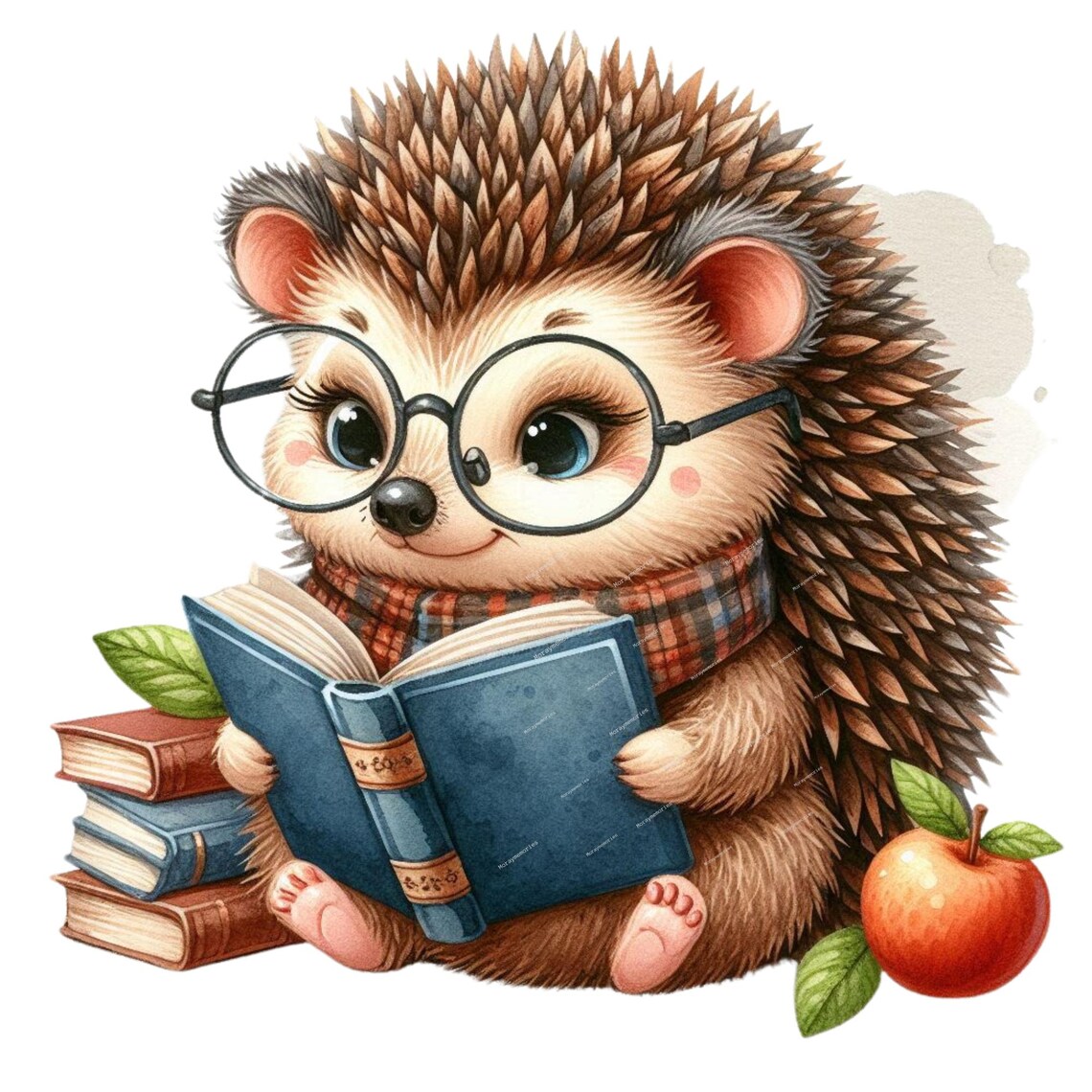 Cute Animals Reading Book Clipart,high Quality Pngs,cute Png Nursery ...