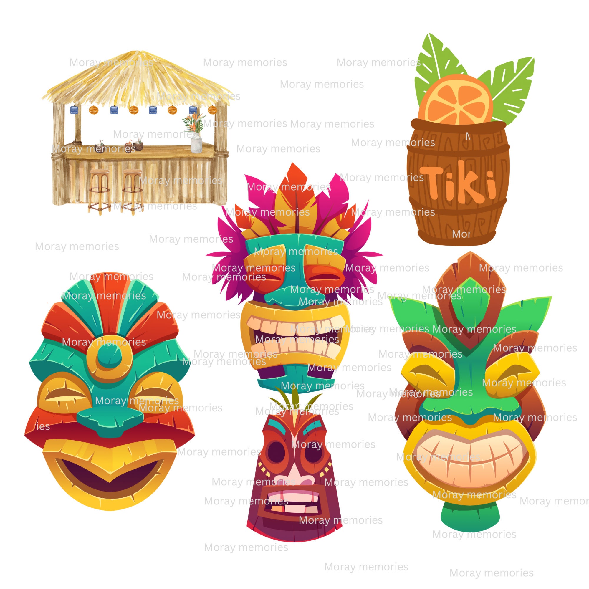 Tiki Mask Clip Art
