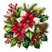 Poinsettia Clipart Bundle | Christmas Flower Watercolor Jpgs Holiday ...