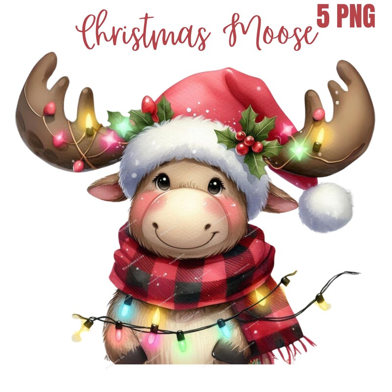 Christmas Moose - Etsy