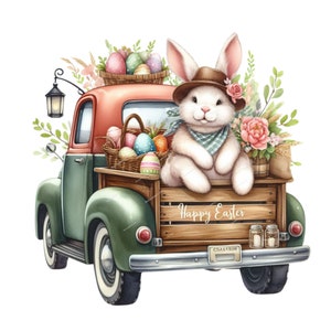 Easter Bunny Clipart Bundle, Easter Clipart, Easter Graphics, Easter ...
