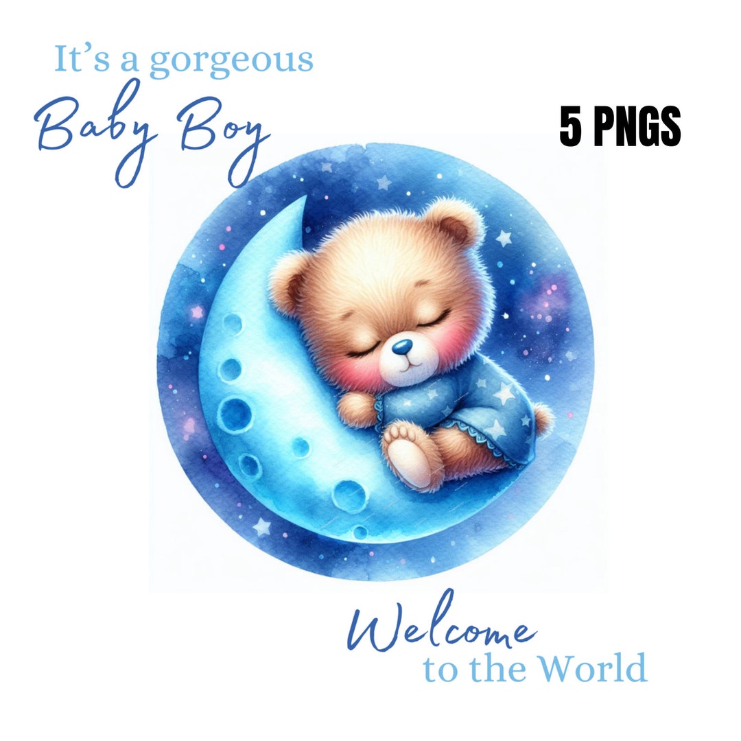 Baby Boy Card PNG Clipart, Baby Son Png, Can Be Used to Make a Card ...