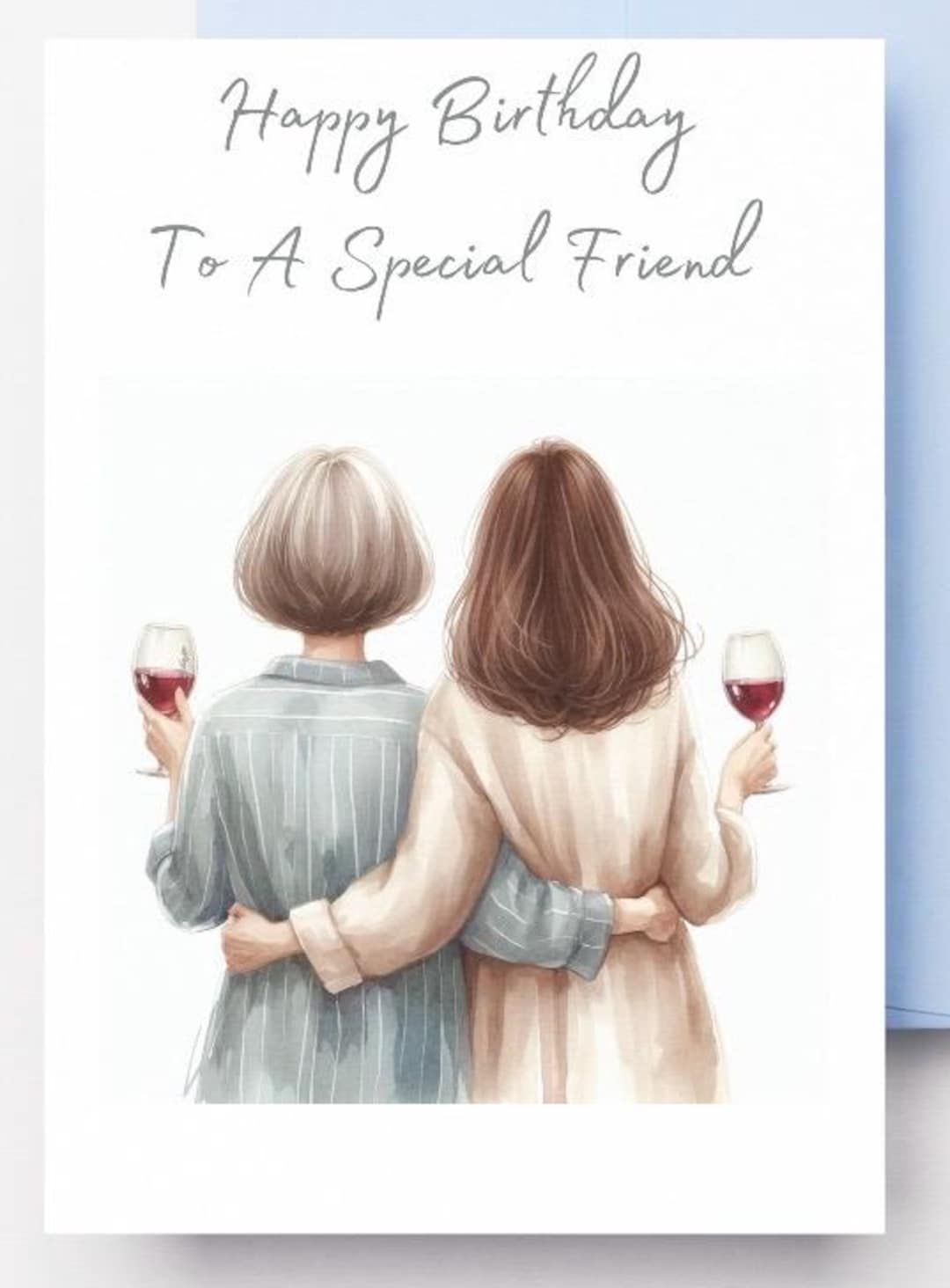 Special Friends Birthday Card, Friend Birthday Card, DIGITAL Download ...