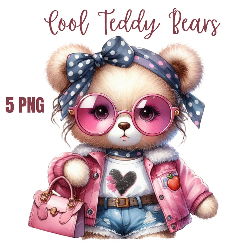 Cool teddy bear - Etsy.de
