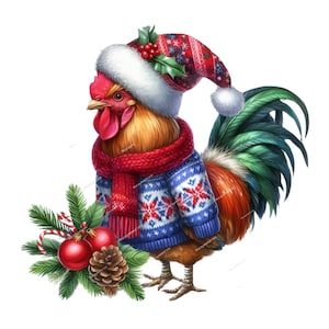 Cute Christmas Farm Animals Clipart, High Quality Pngs, Memory Book ...