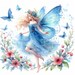Spring Fairy Png Bundle, Fairy Png, Fairy Illustration Png,mixed Media ...