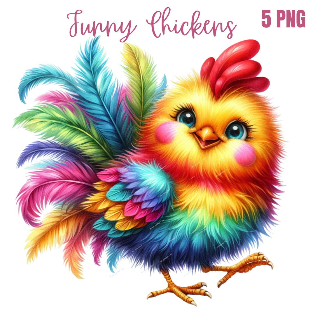Funny Chicken, Crazy Chicken, Farm Chicken, Chicken Sublimation, Funny ...