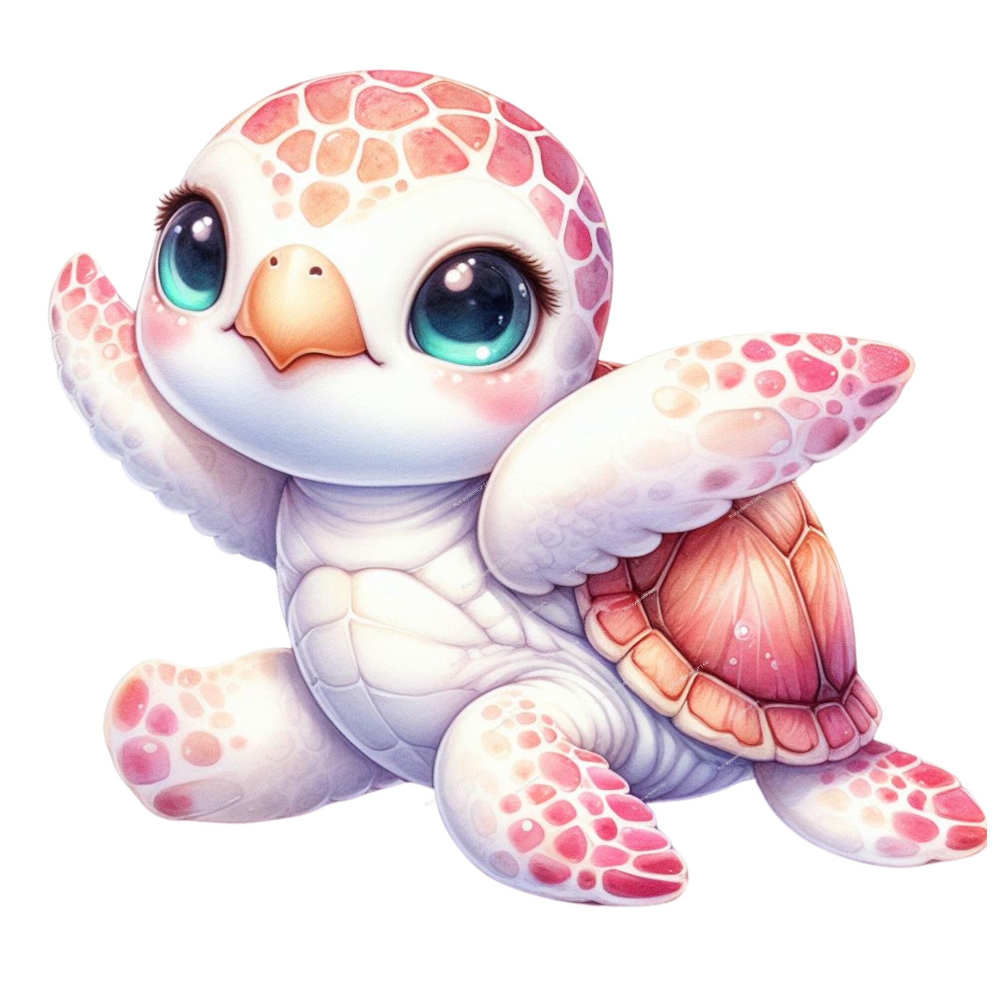 Adorable Baby Turtle PNG Bundle for Sublimation & Clipart Lovers,sea ...