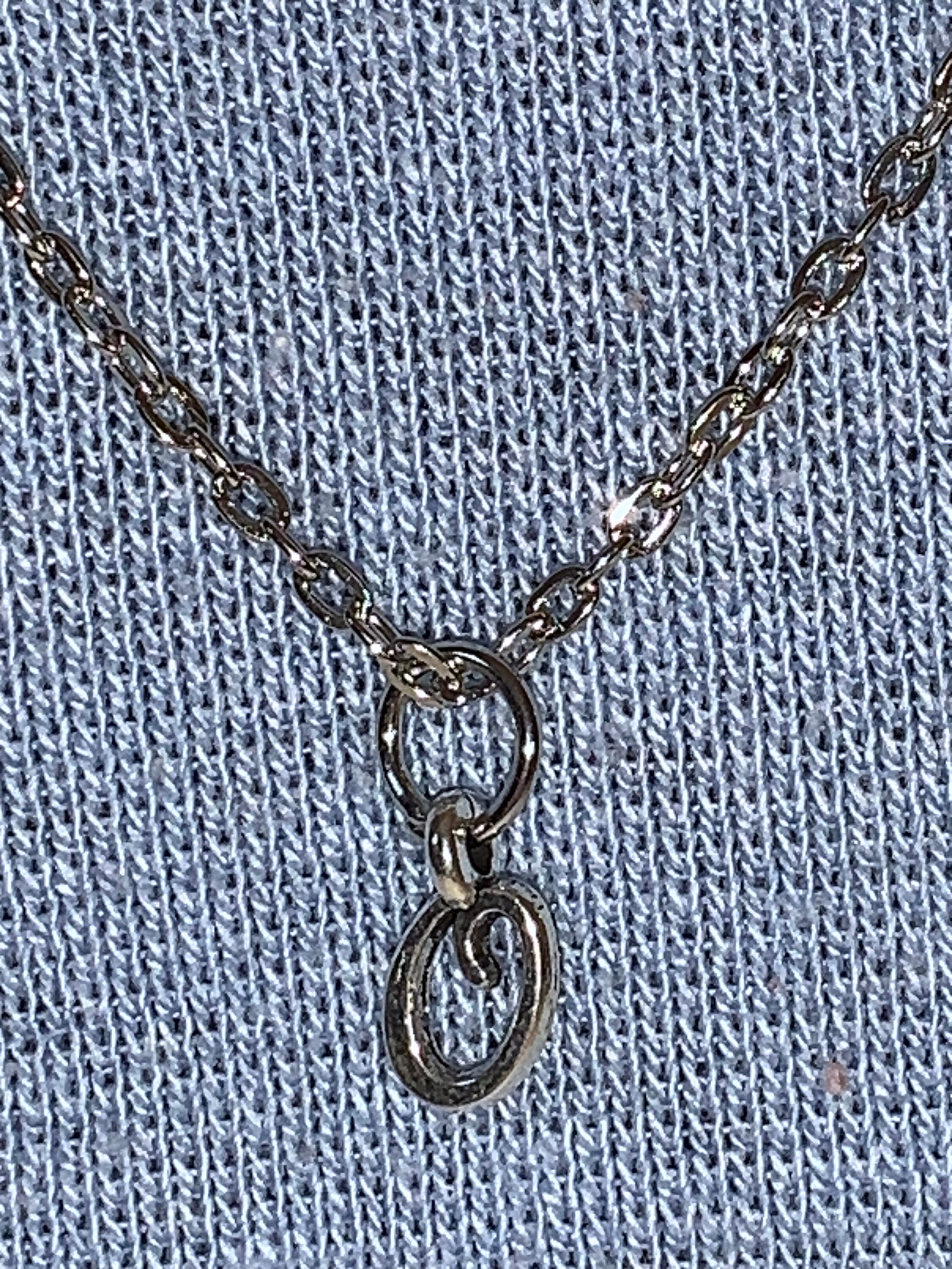 Script Alphabet Letter on Chain - Etsy