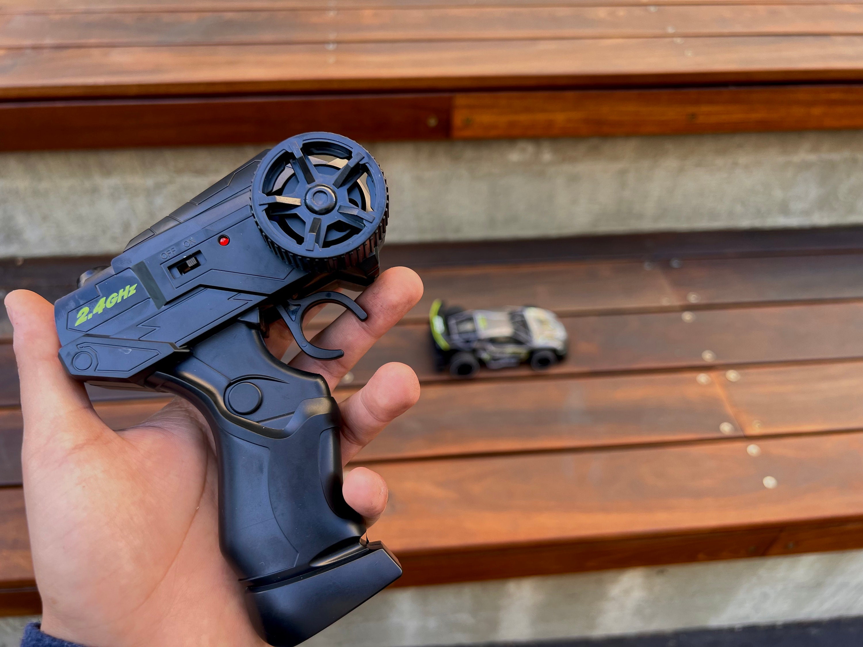 Mini Bugatti Silver RC Car 1:16 Scale Collectible Remote Controlled Car ...