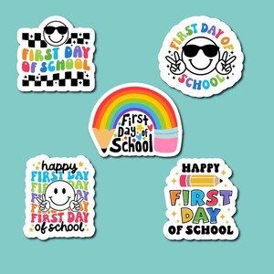 First Day of School Sticker Bundle | Teacher Stickers | Planner ...