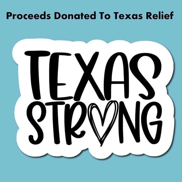 Texas Sticker - Etsy