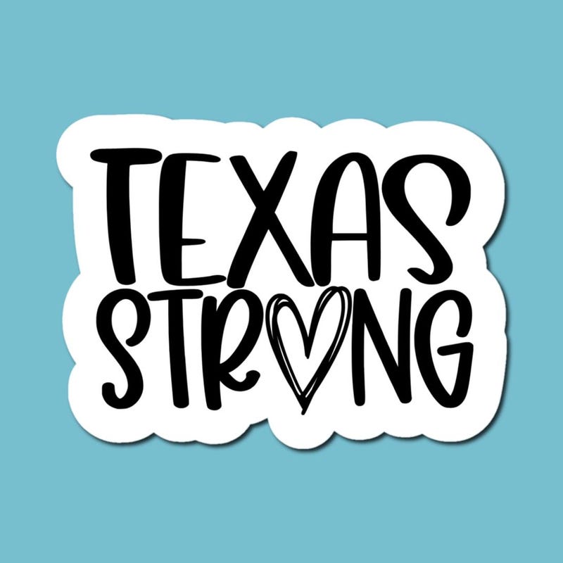 Texas Sticker - Etsy