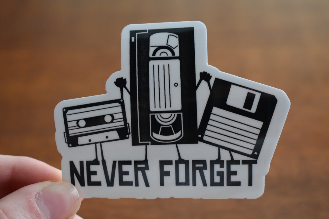 80's/90's Retro VHS Sticker Retro Sticker Vintage - Etsy
