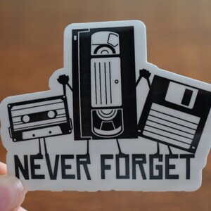 80’s/90’s Retro VHS Sticker | Vintage Sticker for Laptop, Water Bottle ...