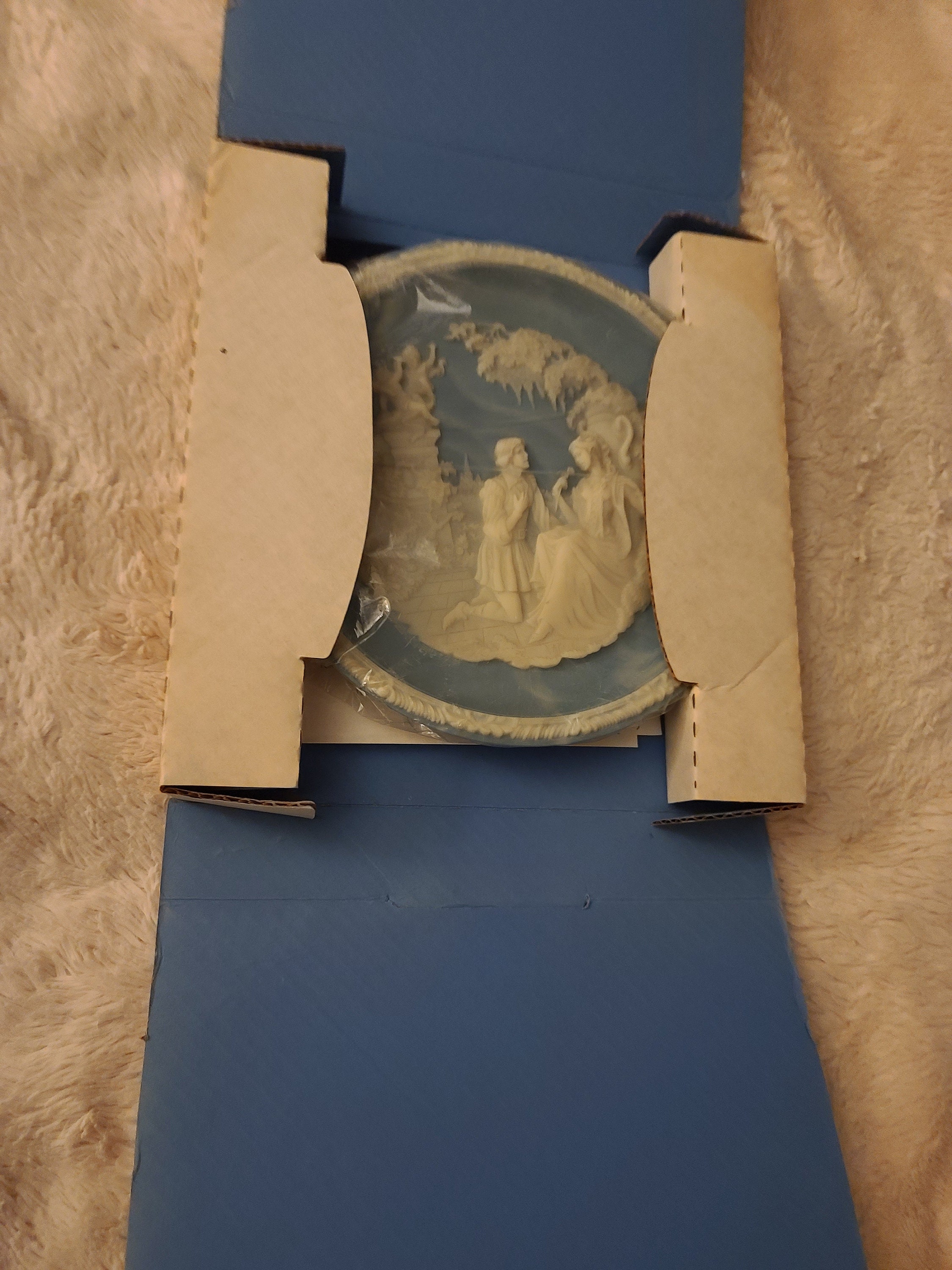 Vintage Limited Edition Incolay Studios "shall I Compare Thee to a ...