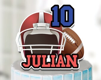 Arsenal Inspired Football Cake Topper - Etsy