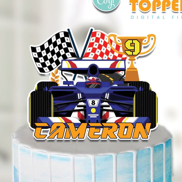 F1 Cake Topper - Etsy