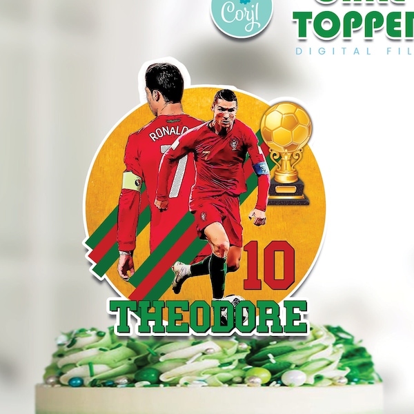 Soccer Cake Topper - Etsy