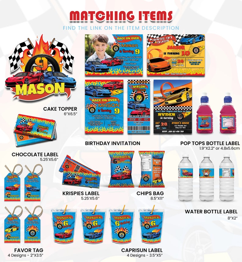 Race Car Alphabet PNG | Race Car Birthday Banner | Race Car Letter ...