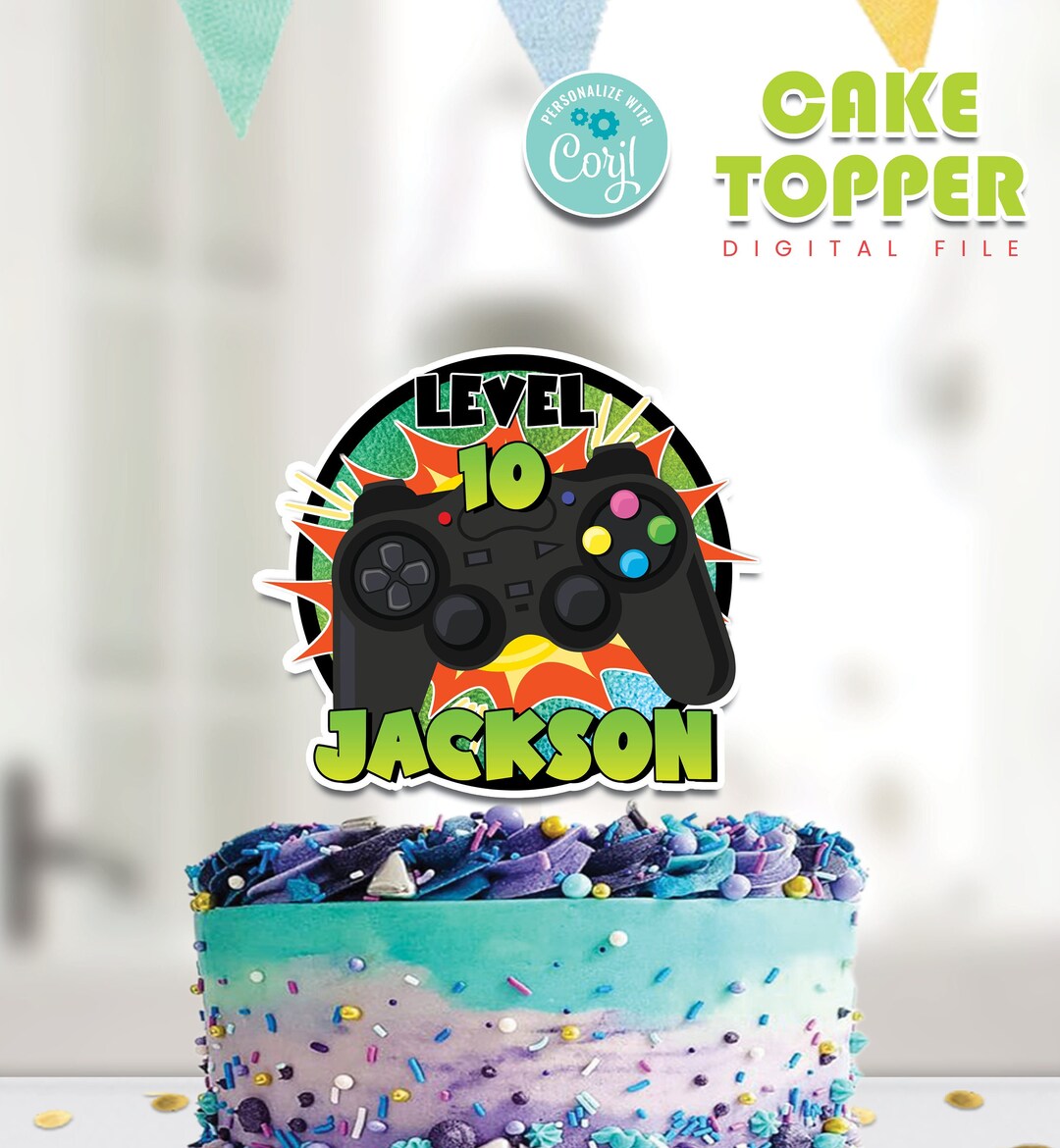 Printable Playstation Cake Topper Controller Game Cake - Etsy Australia