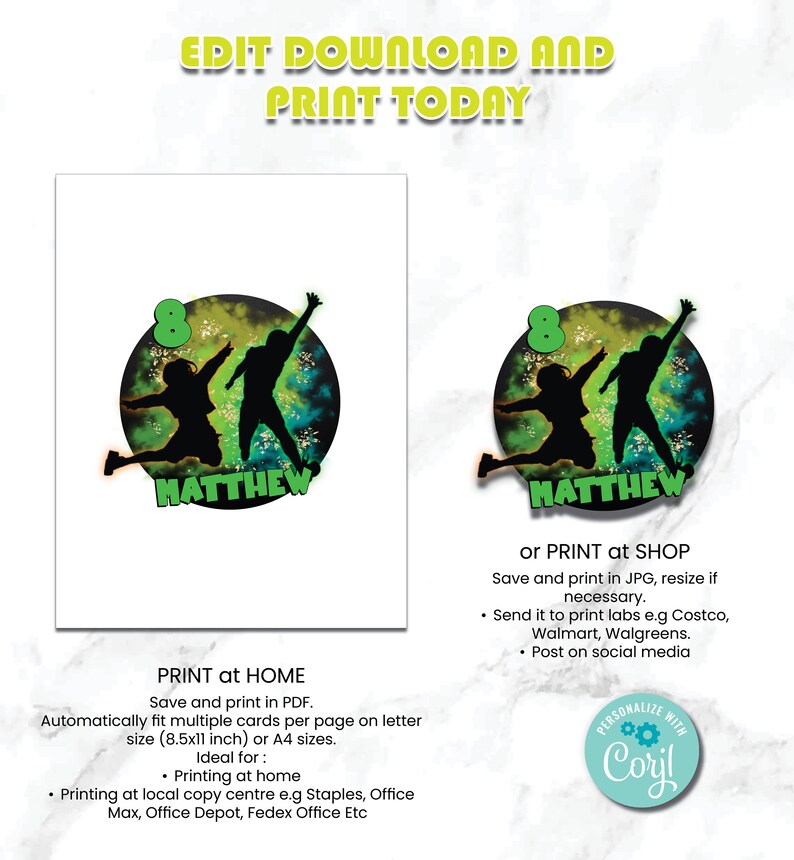 Jump Birthday Party Cake Topper Trampoline Cake Topper - Etsy