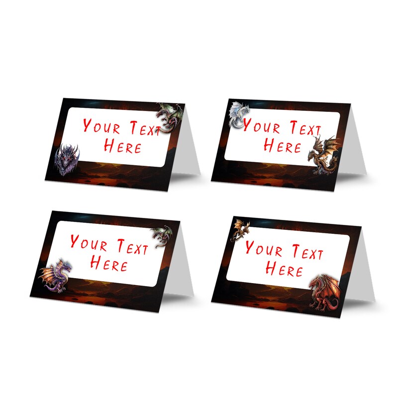 Printable Dungeon Dragon Food Label | Dragon Food Cards | Dragon Party ...