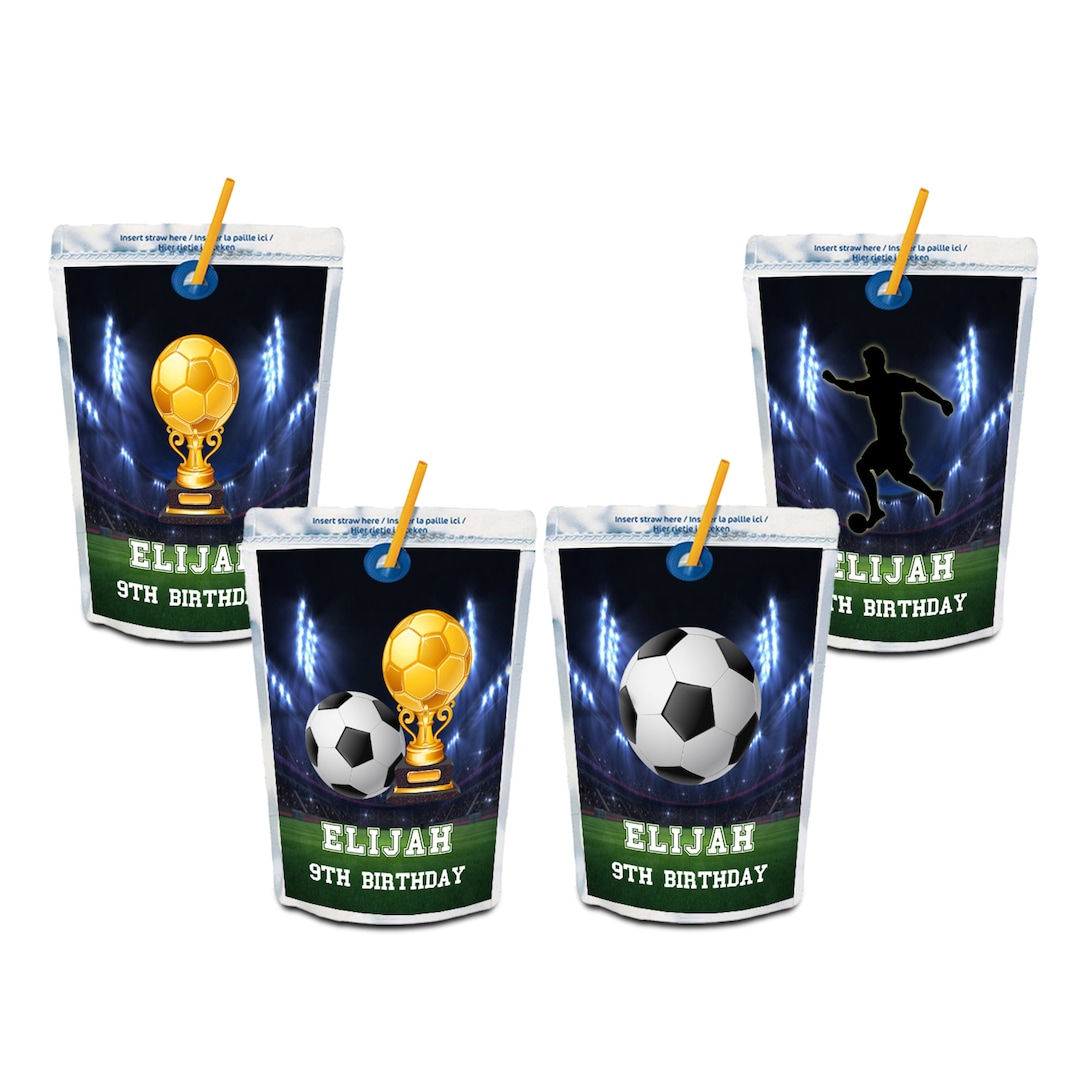 Printable Soccer Caprisun Label | Soccer Party Decorations | Football ...