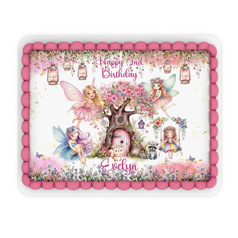 Fairy Edible Cake Toppers - Etsy