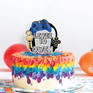 Level up Cake Toppers Controller Game Cake Toppers Game on Cake Topper ...