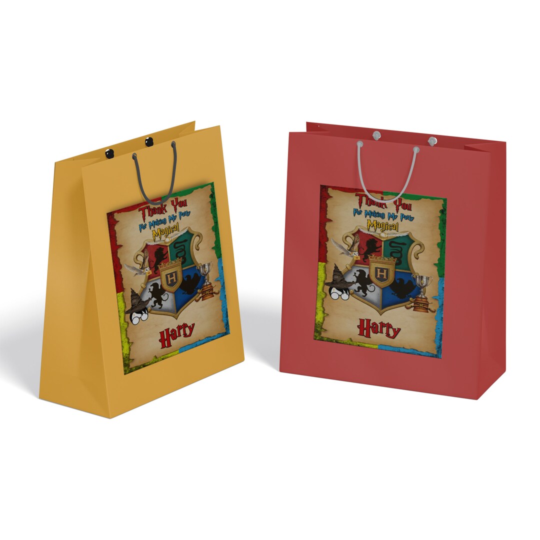 Printable Wizard Gift Bag Label | Magic School Goody Bag Label ...