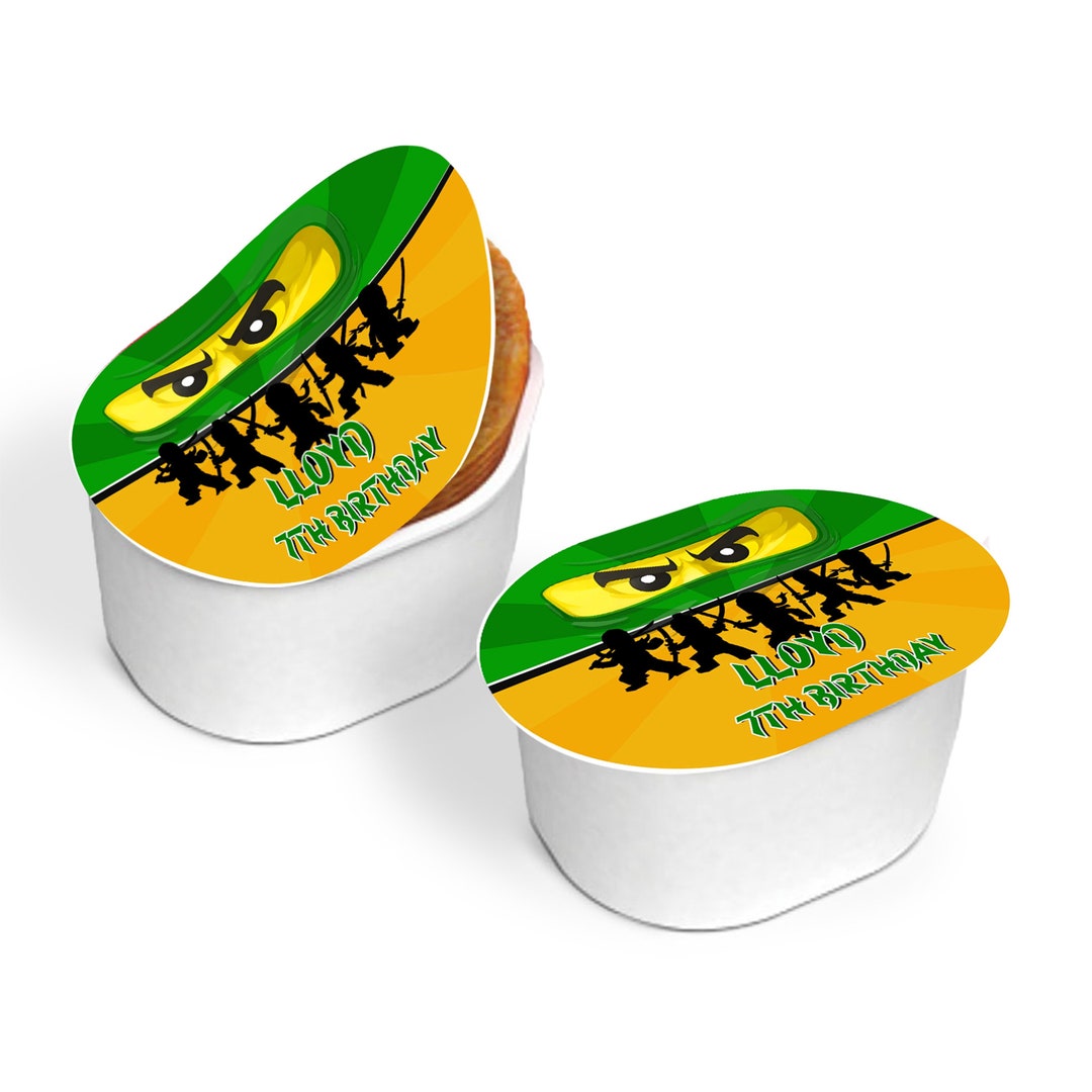 Ninja Birthday Mini Pringles Label | Editable Template (digital) NL01 ...