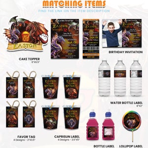 Printable Dungeon Dragon Food Label | Dragon Food Cards | Dragon Party ...