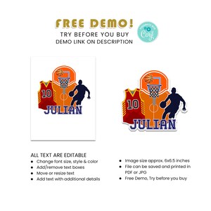 Printable Basketball Cake Topper, Sport Centerpiece, MVP Basketball ...