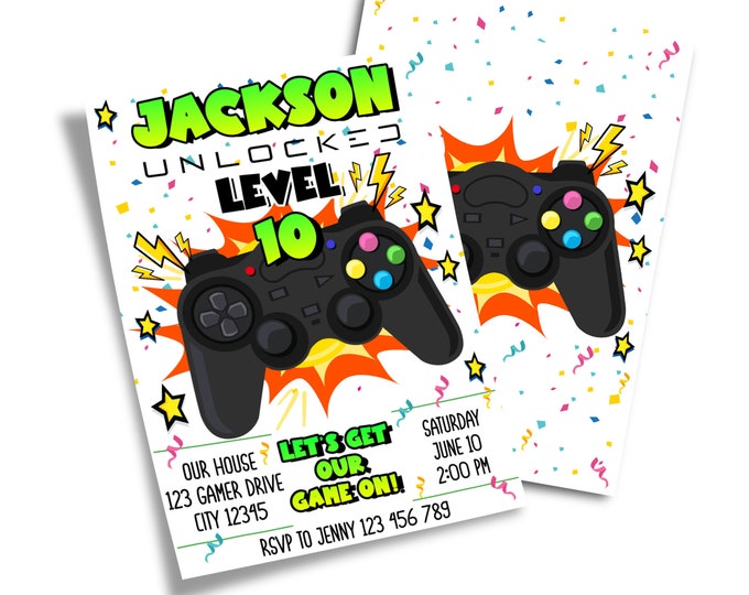 Playstation Invitation PLASTIC Playstation, Playstation Invitation ...