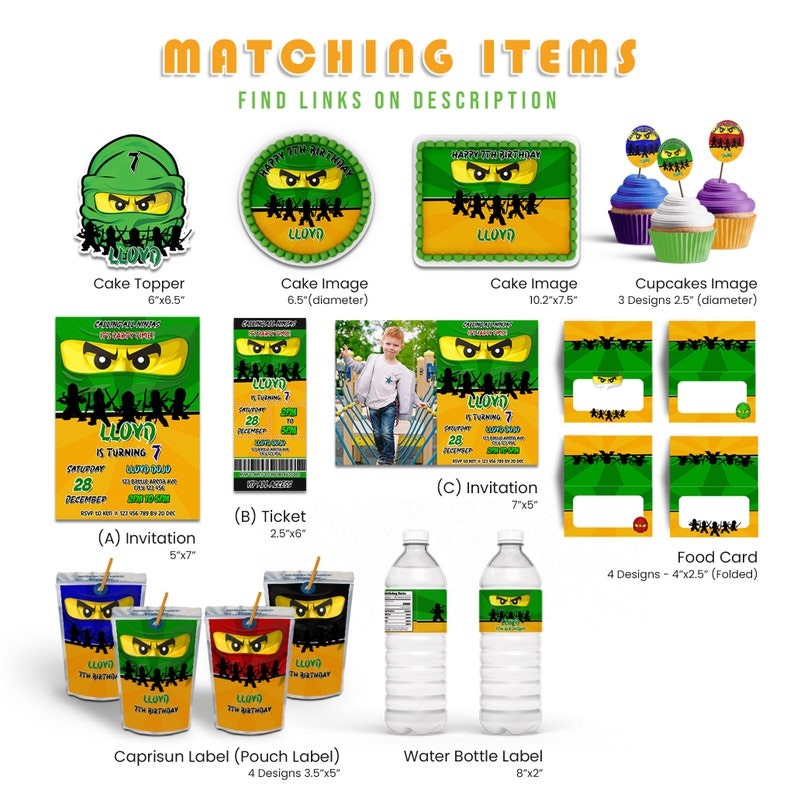 Printable Ninja Water Bottle Label | Ninja Brick Bottle Wrapper | Ninja ...