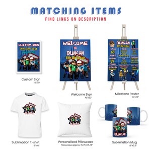 Printable Gamer Food Label Gamer Food Cards Gamer Party Favor Label ...