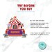 Printable Circus Cake Topper Carnival Cake Topper Circus - Etsy
