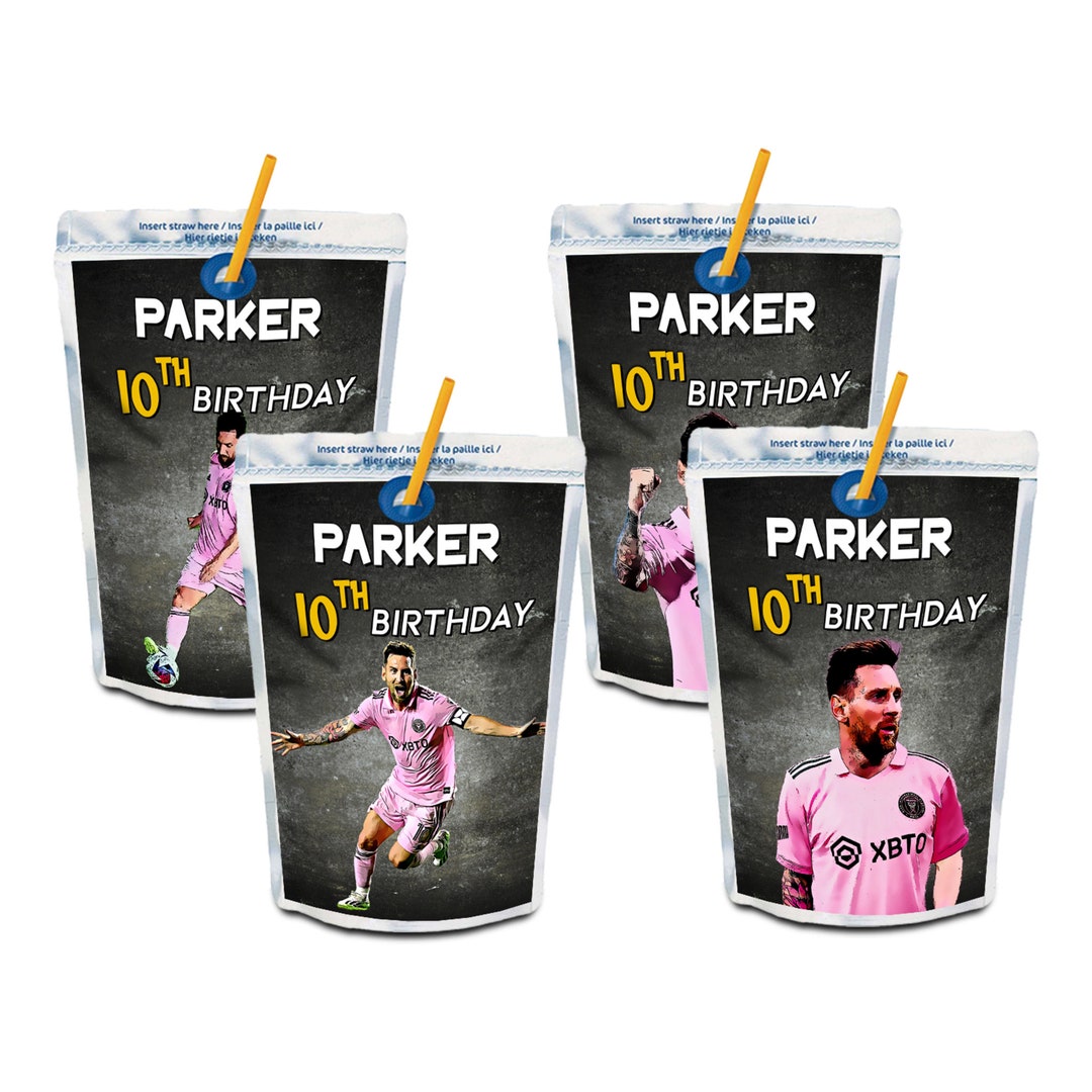 Printable Lionel Messi Caprisun Label Messi Party Decorations Messi ...