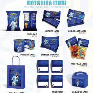 Printable Messi Favor Tag Messi Soccer Thank You Tag - Etsy