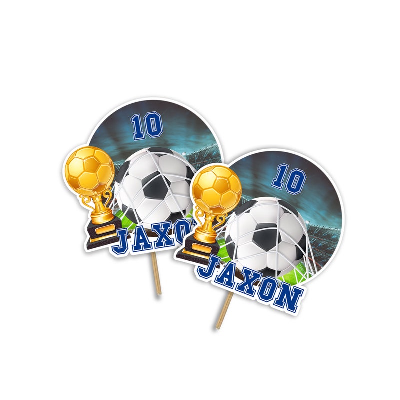 Soccer Cake Topper - Etsy